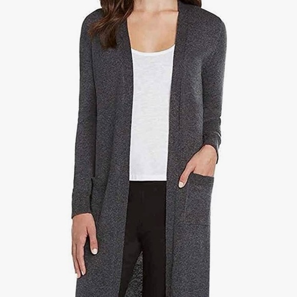 Matty M | Sweaters | Matty M Grey Duster Cardigan Xxl Side Slit ...